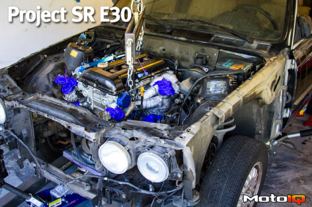 Project SR E30: Part 1 - Test Fitting the Engine - MotoIQ